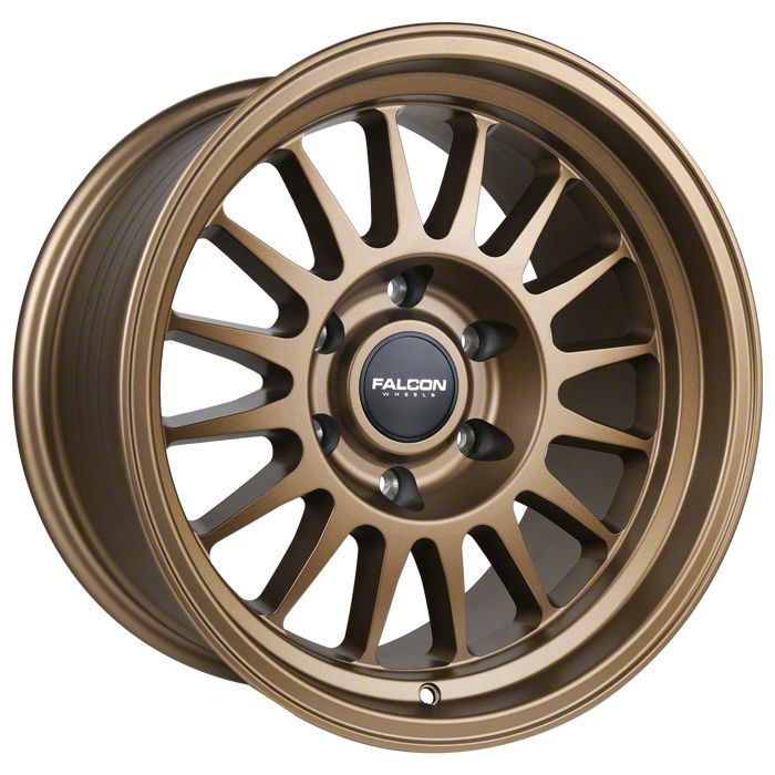 Falcon Wheels Tacoma TX2 Stratos Series Full Matte Bronze 6-Lug Wheel ...