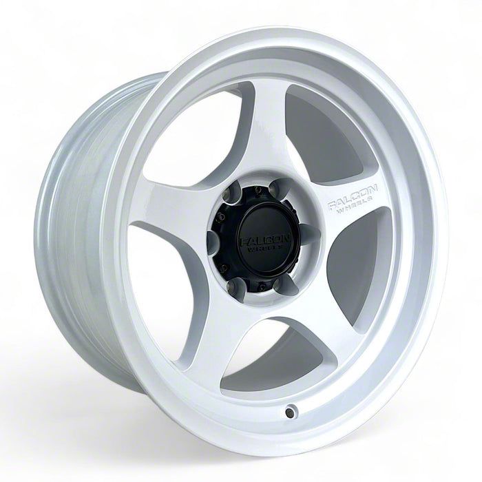 Falcon Wheels Toyota 4-Runner T2 Series Full Glossy White 6-Lug Wheel ...