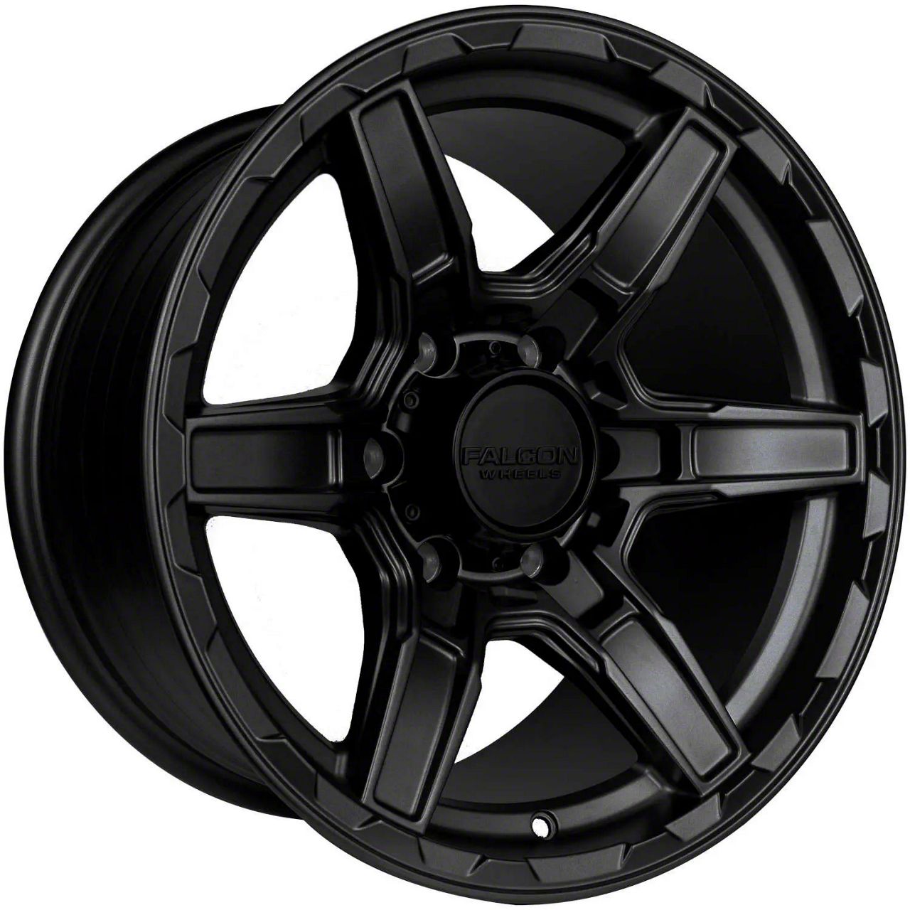 Falcon Wheels Toyota 4-Runner T3 Series Full Matte Black 6-Lug Wheel ...