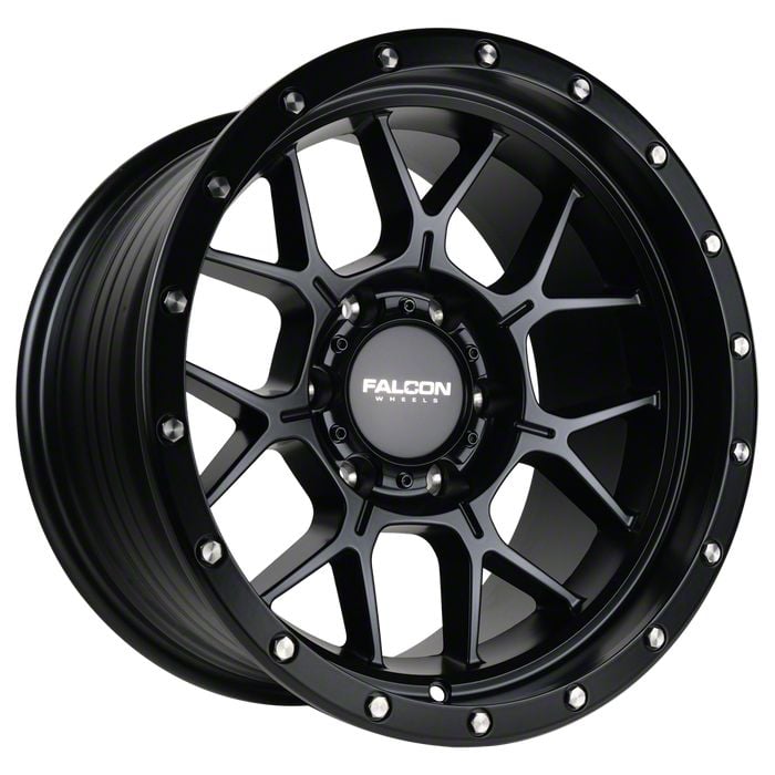 Falcon Wheels Toyota 4-Runner TX Titan Series Full Matte Black 6-Lug ...