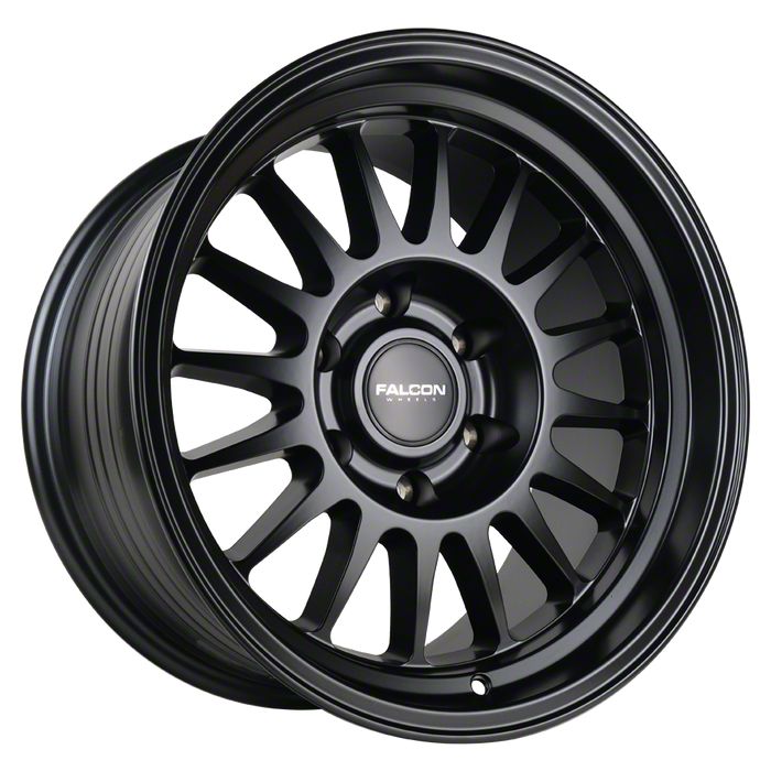 Falcon Wheels Toyota 4-Runner TX2 Stratos Series Full Matte Black 6-Lug ...