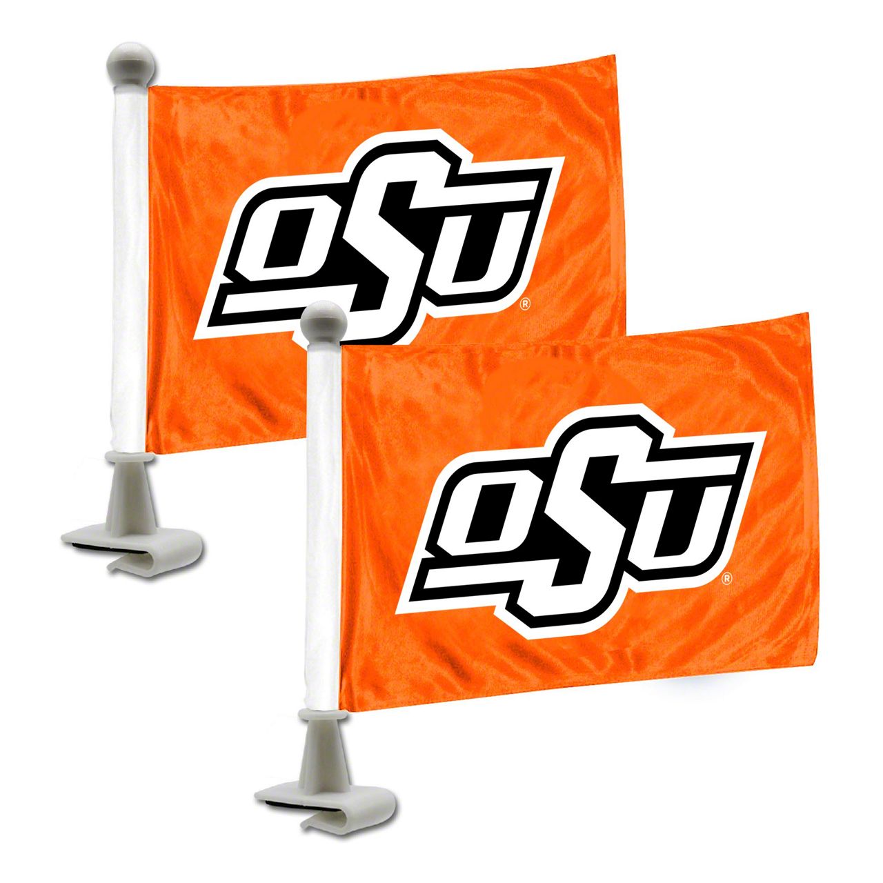 Bronco Ambassador Flags with Oklahoma State University Logo; Orange ...