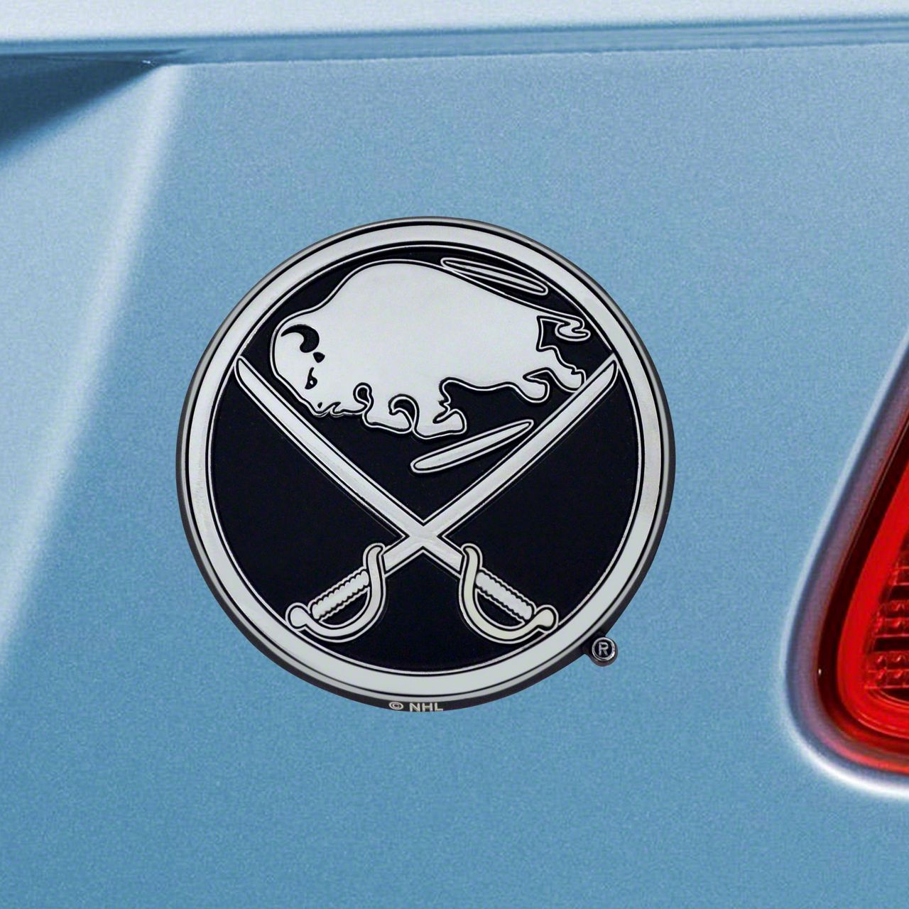 Bronco Buffalo Sabres Emblem; Chrome (Universal; Some Adaptation May Be ...