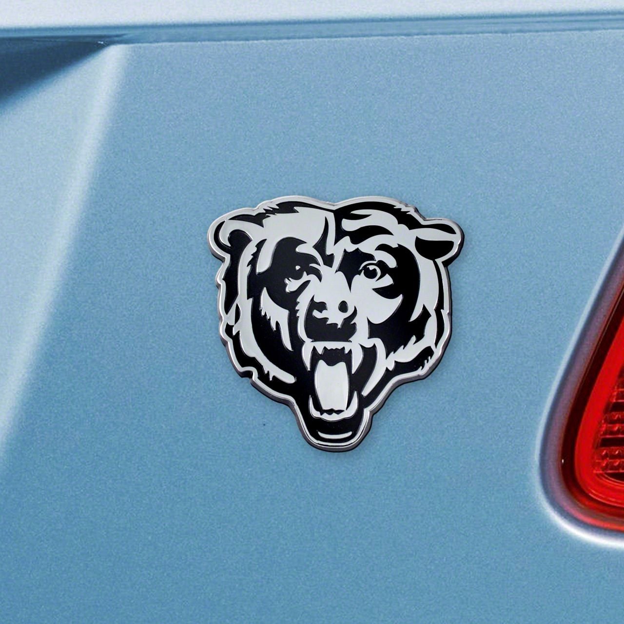 Bronco Chicago Bears Emblem; Chrome (Universal; Some Adaptation May Be ...