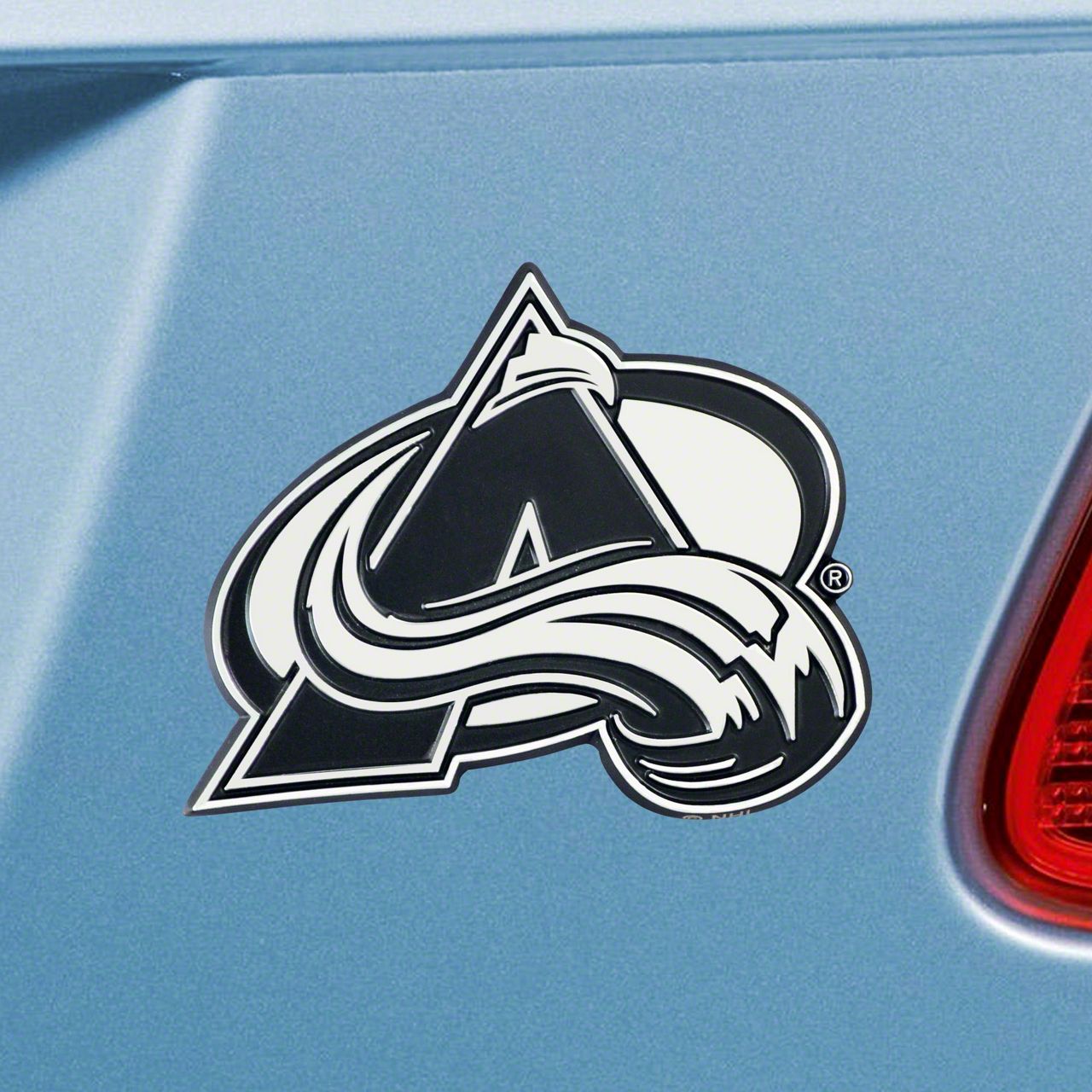 Bronco Colorado Avalanche Emblem; Chrome (Universal; Some Adaptation ...