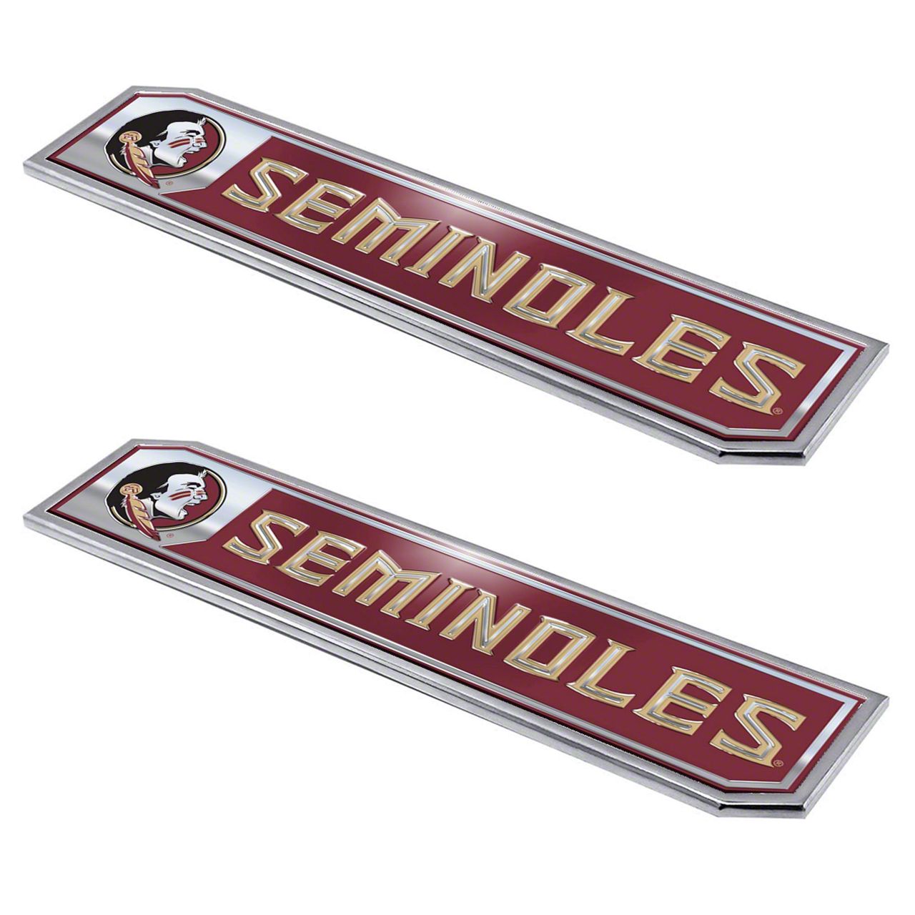 Bronco Florida State University Embossed Emblems; Garnet (Universal ...