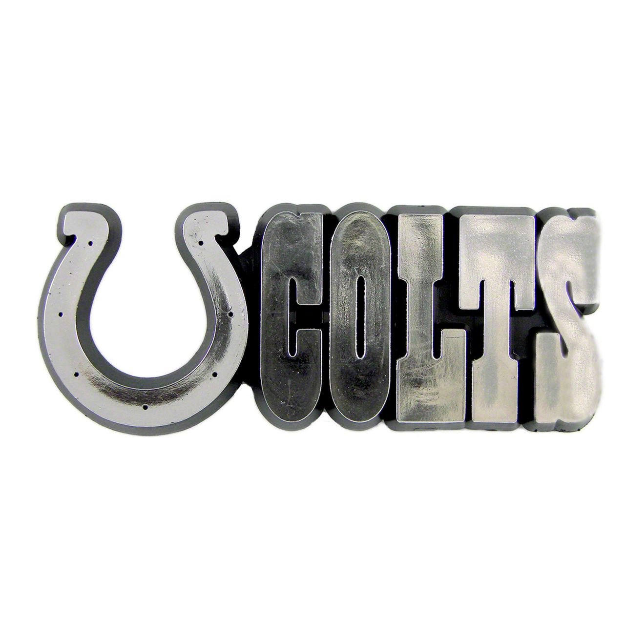 Bronco Indianapolis Colts Molded Emblem; Chrome (Universal; Some ...