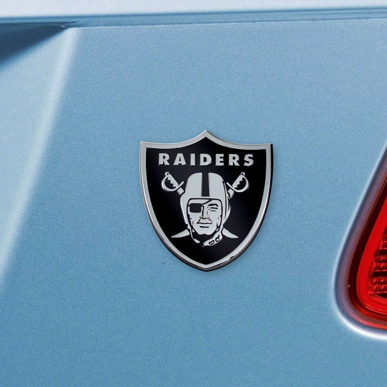 Bronco Las Vegas Raiders Emblem; Chrome (Universal; Some Adaptation May ...
