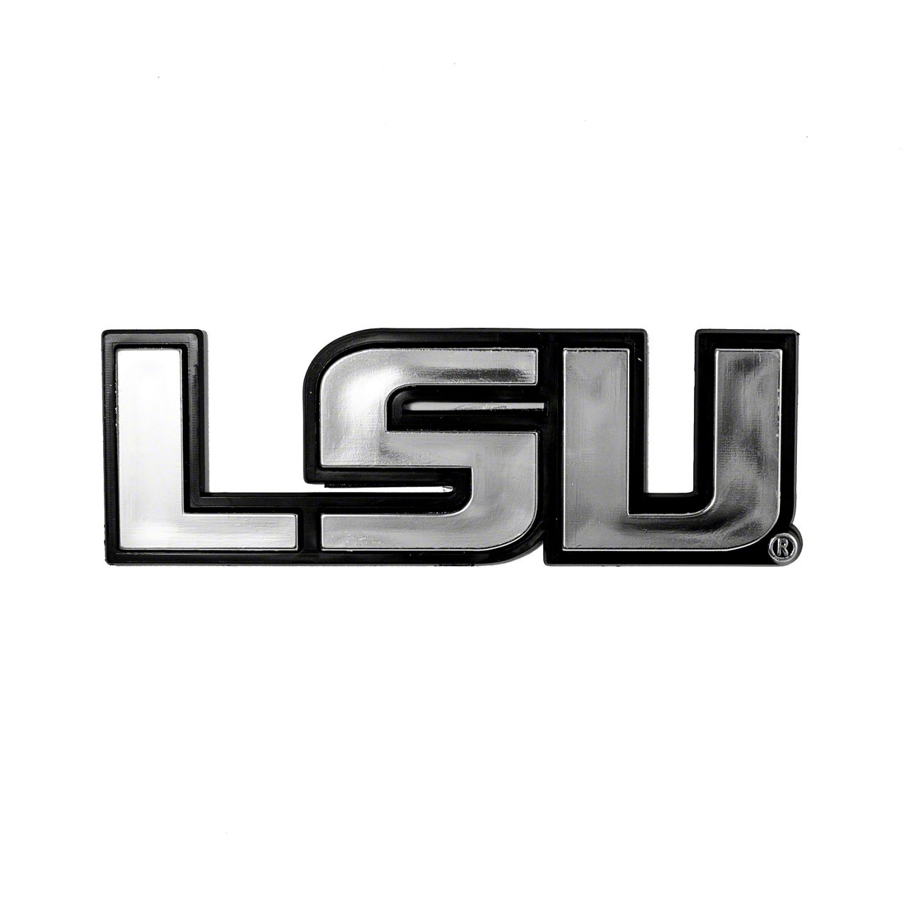 Bronco LSU Molded Emblem; Chrome (Universal; Some Adaptation May Be ...