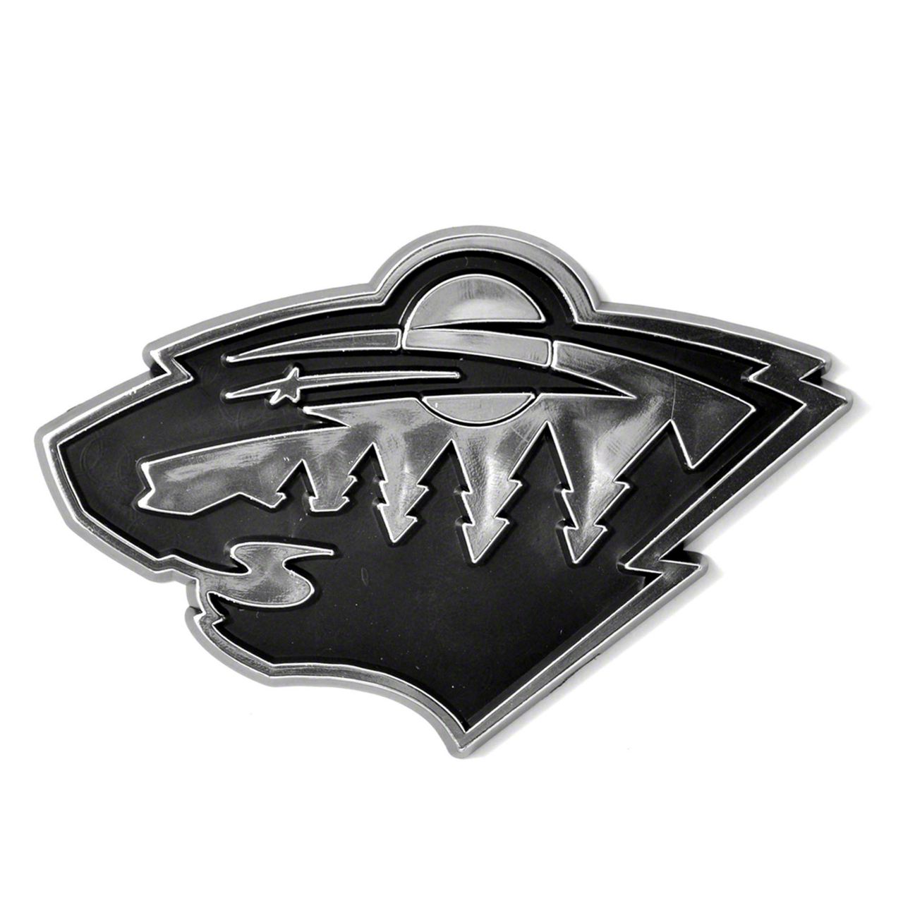 Bronco Minnesota Wild Molded Emblem; Chrome (Universal; Some Adaptation ...