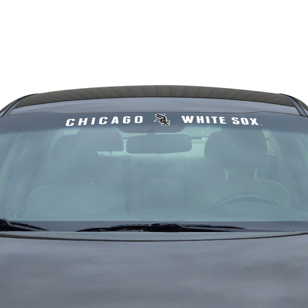 Bronco Windshield Decal with Chicago White Sox Logo; White (Universal ...