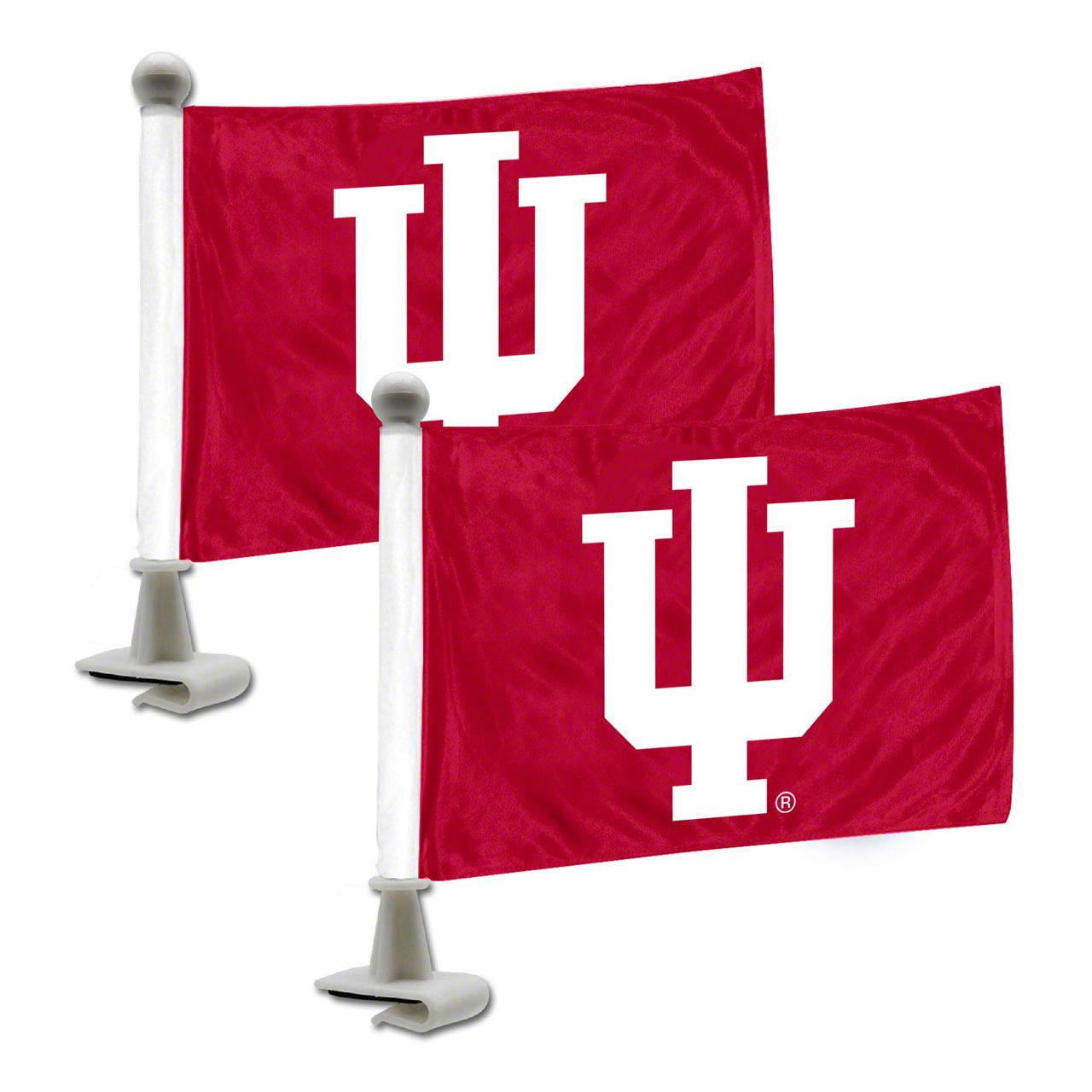 Jeep Gladiator Ambassador Flags with Indiana University Logo; Crimson ...