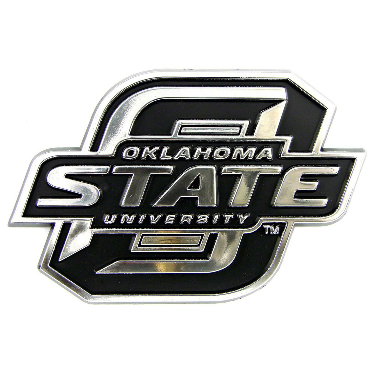 Jeep Gladiator Oklahoma State University Molded Emblem; Chrome ...