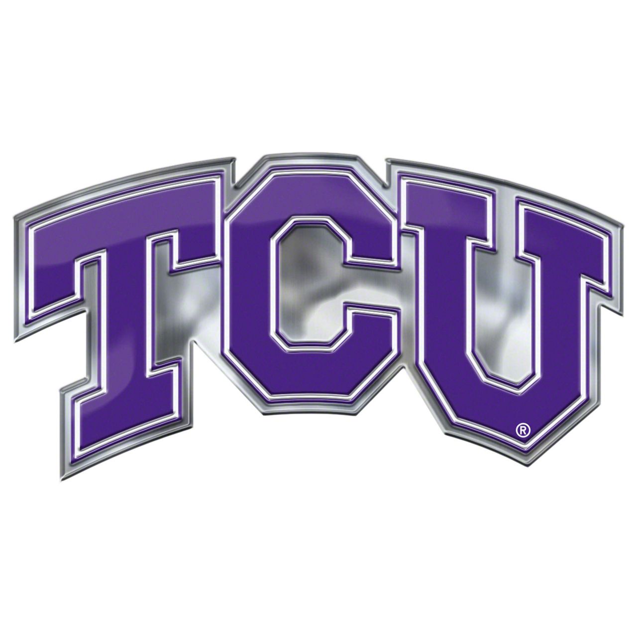 Jeep Gladiator TCU University Embossed Emblem; Purple (Universal; Some ...