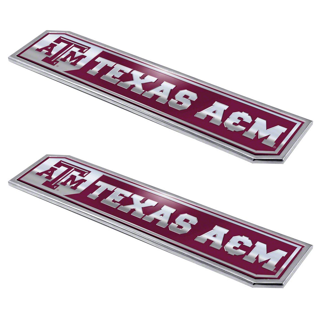 Jeep Gladiator Texas A&M University Embossed Emblems; Maroon (Universal ...
