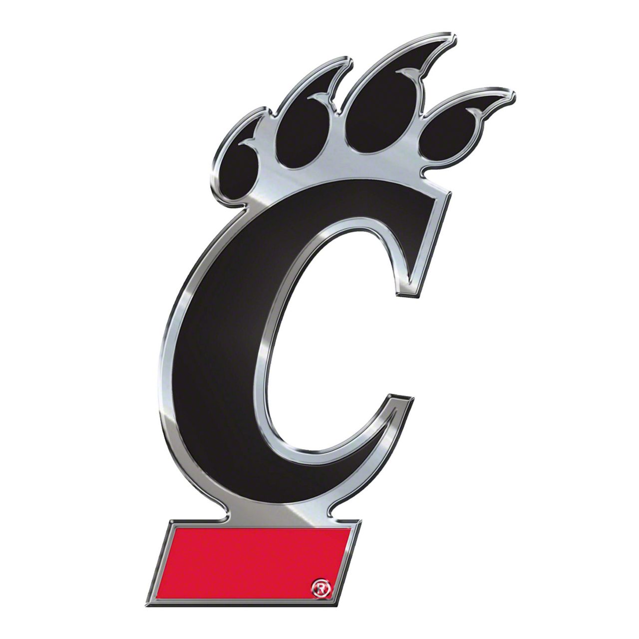 Jeep Gladiator University of Cincinnati Embossed Emblem; Red and Black ...