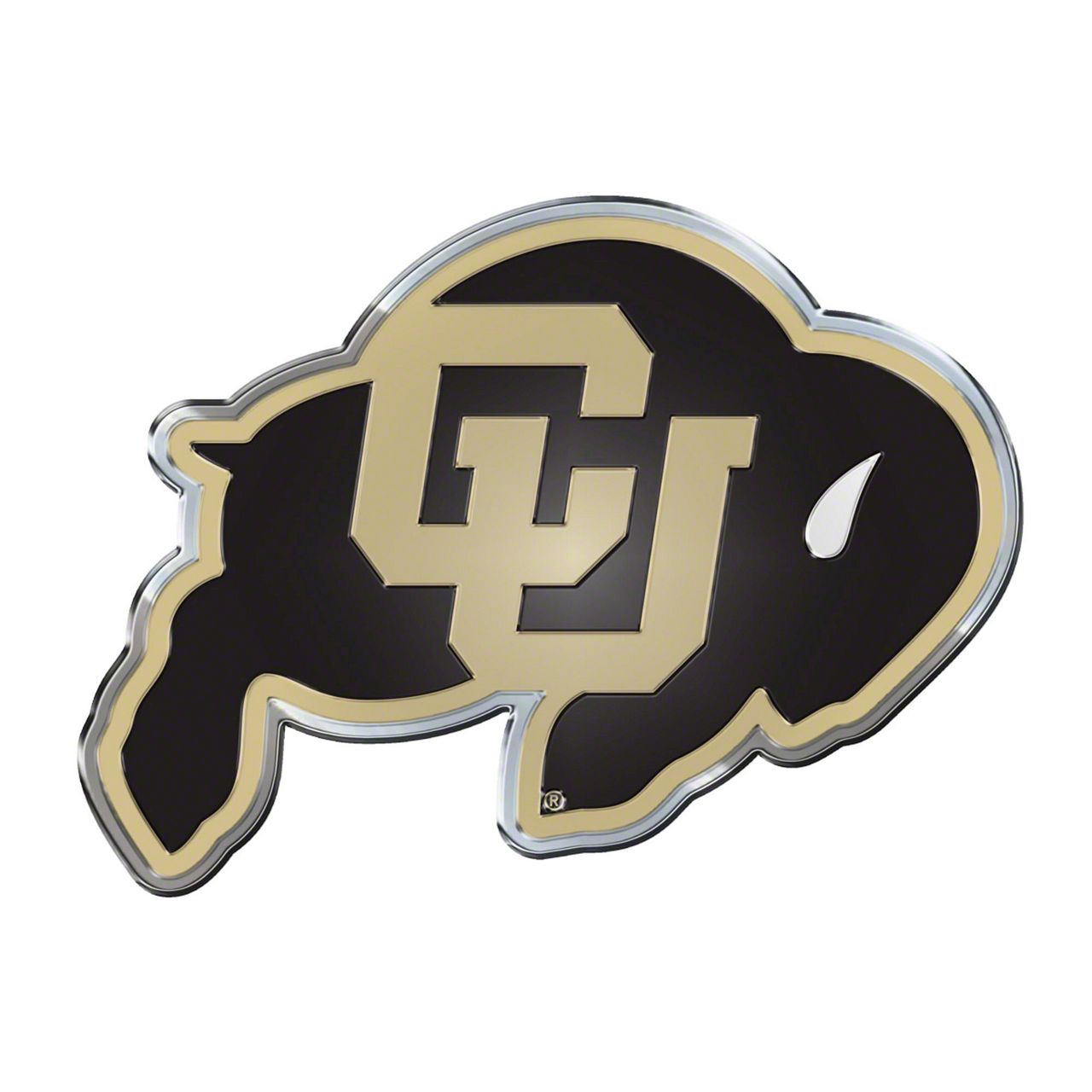 Jeep Gladiator University of Colorado Embossed Emblem; Black and Gold ...