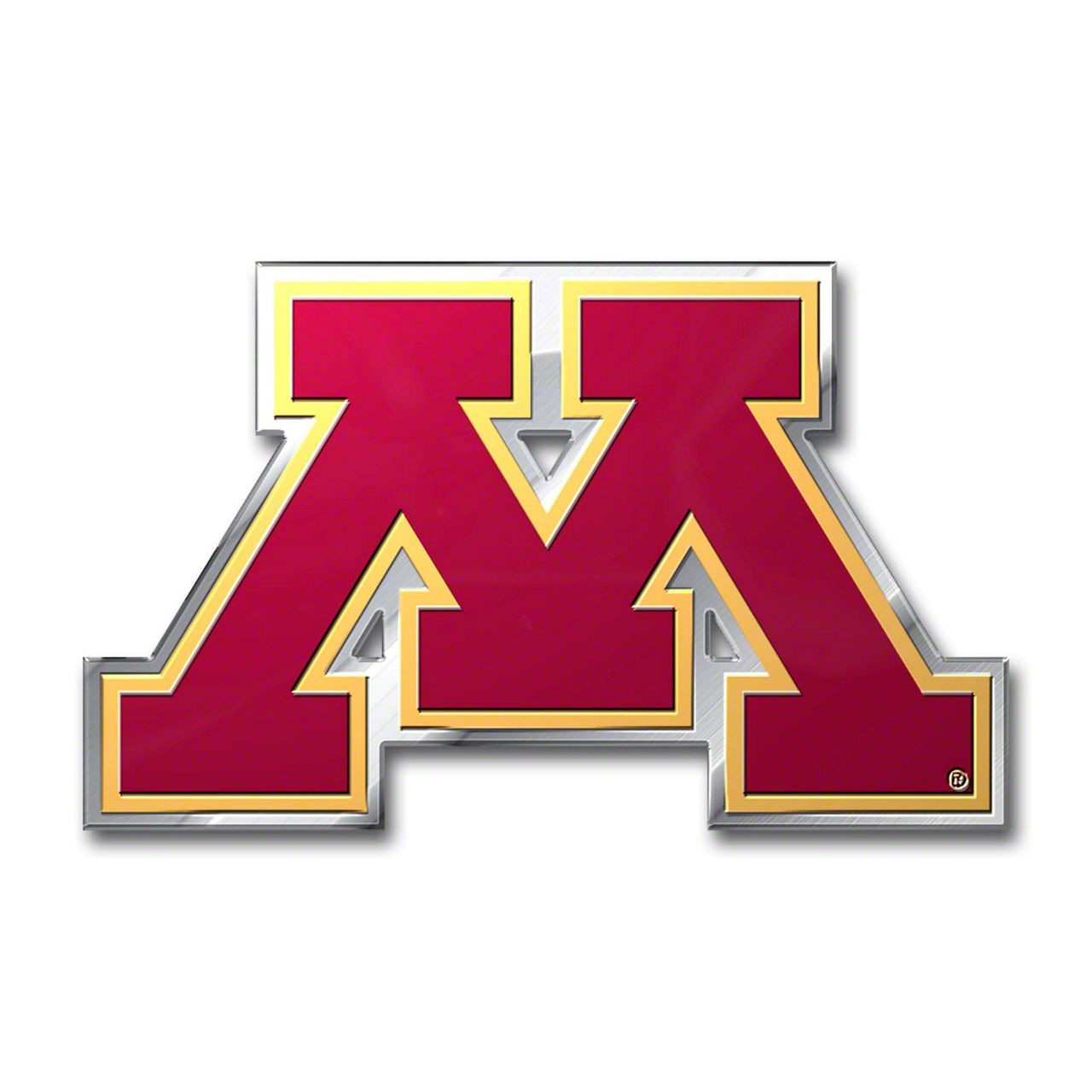 Jeep Gladiator University of Minnesota Embossed Emblem; Maroon ...