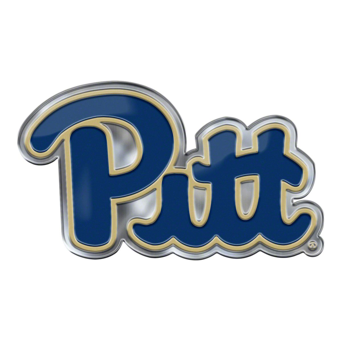 Jeep Gladiator University of Pittsburgh Embossed Emblem; Blue ...