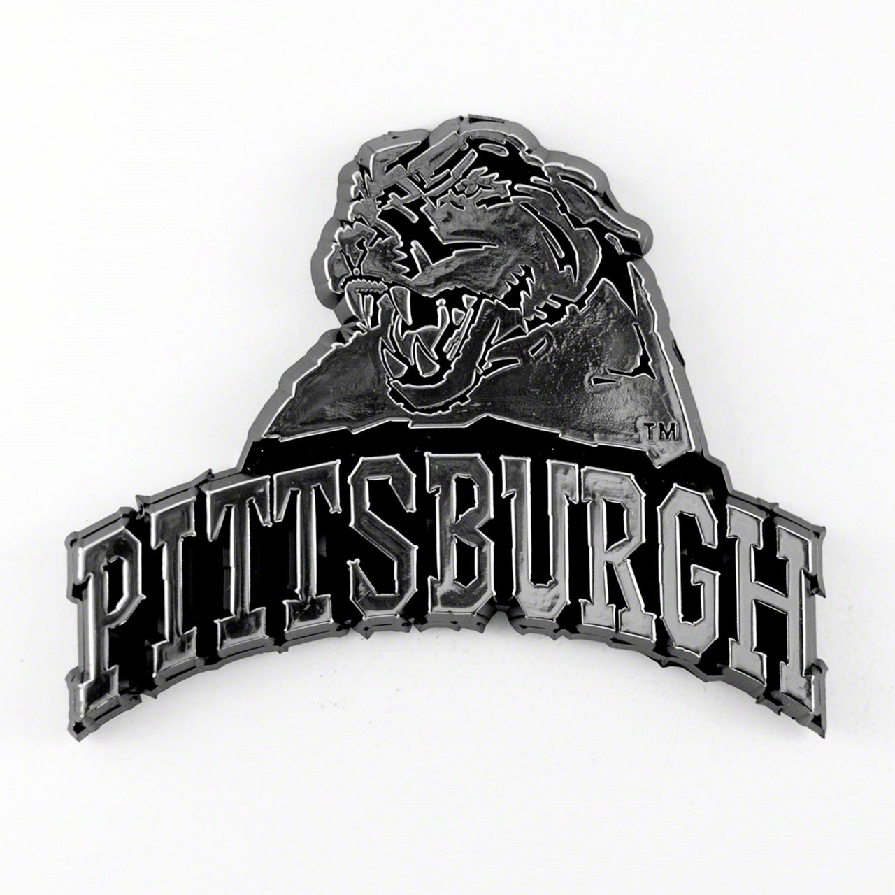 Jeep Gladiator University of Pittsburgh Molded Emblem; Chrome ...