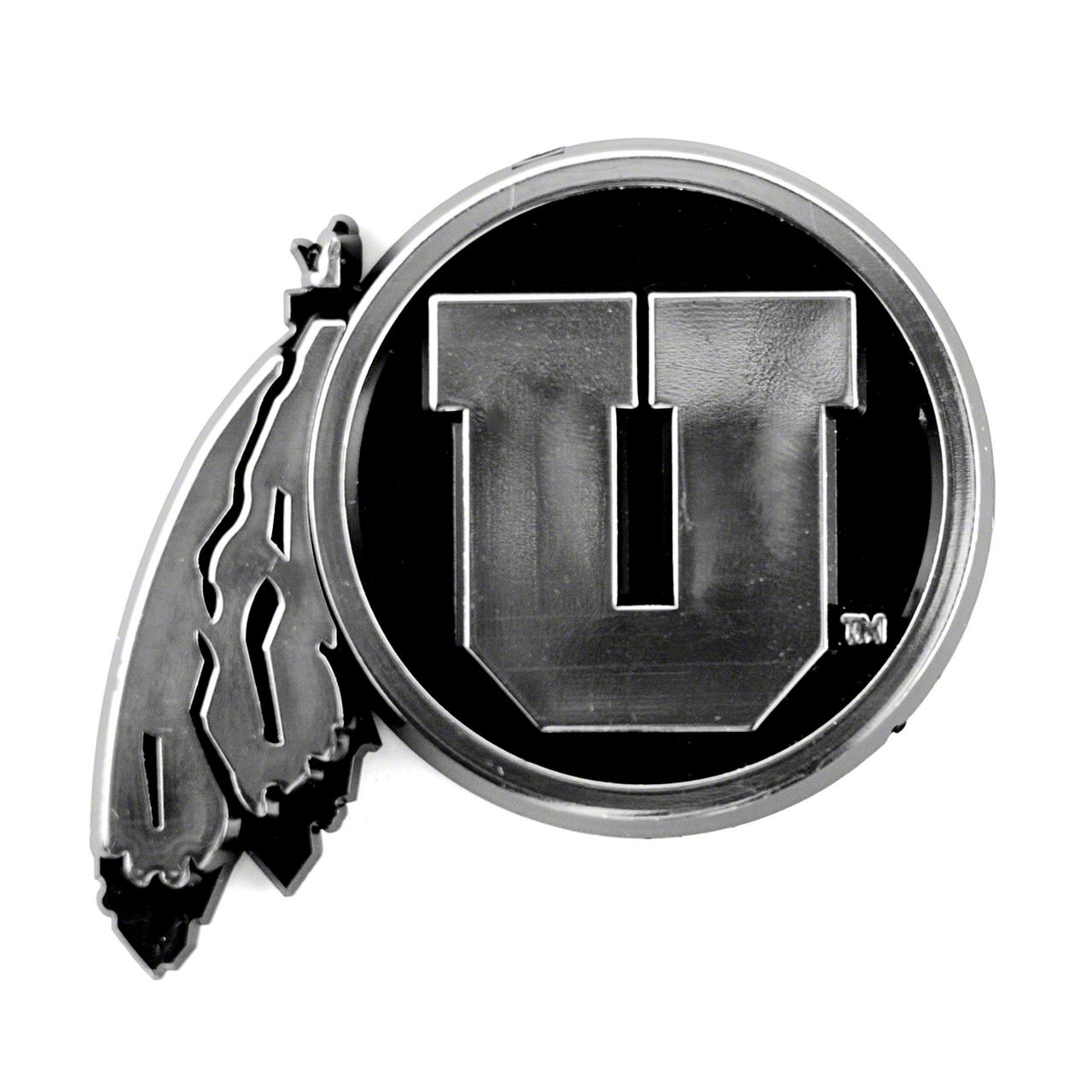 Jeep Gladiator University of Utah Molded Emblem; Chrome (Universal ...