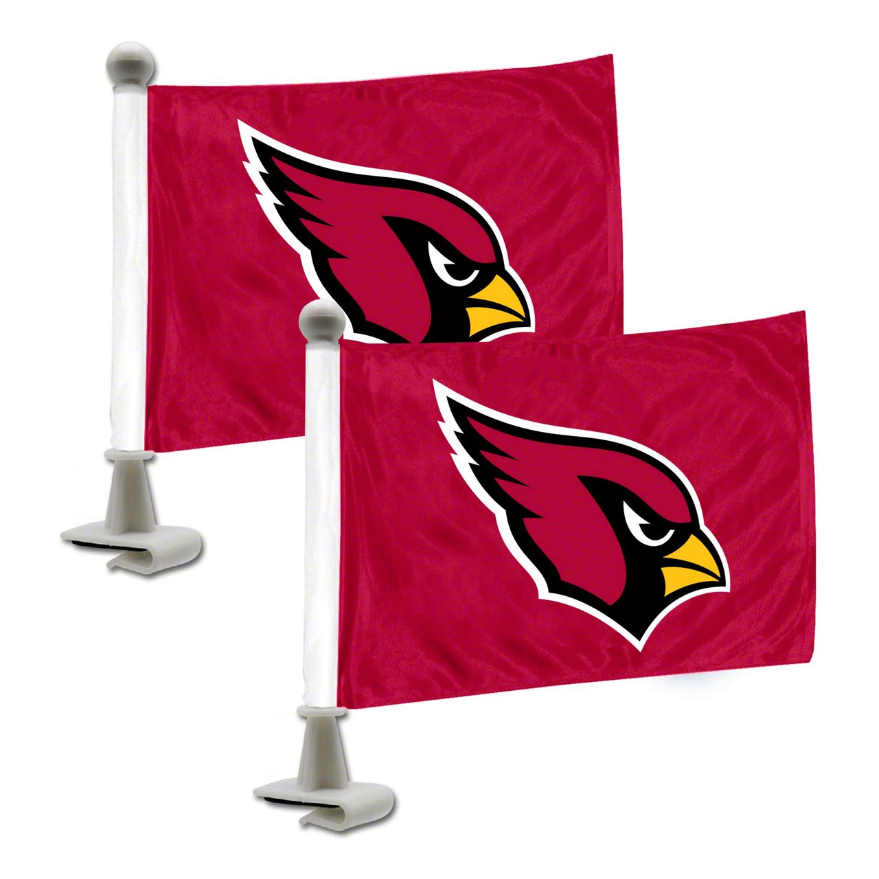 Jeep Wrangler Ambassador Flags with Arizona Cardinals Logo; Red ...