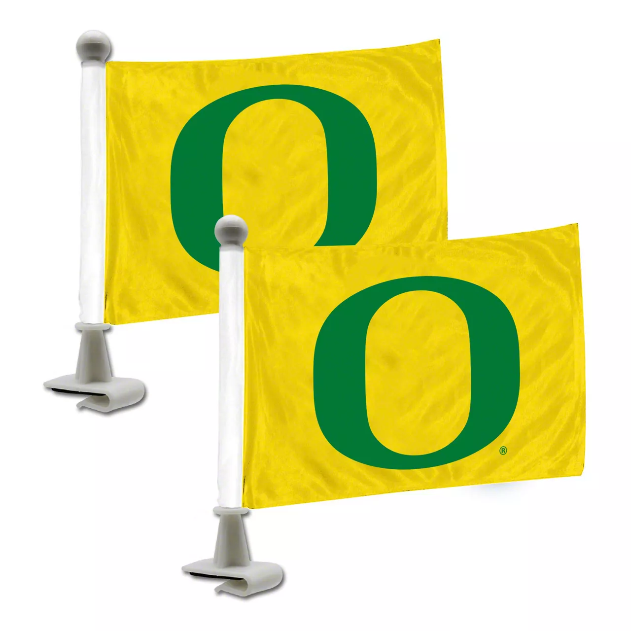 Jeep Wrangler Ambassador Flags with University of Oregon Logo; Yellow ...