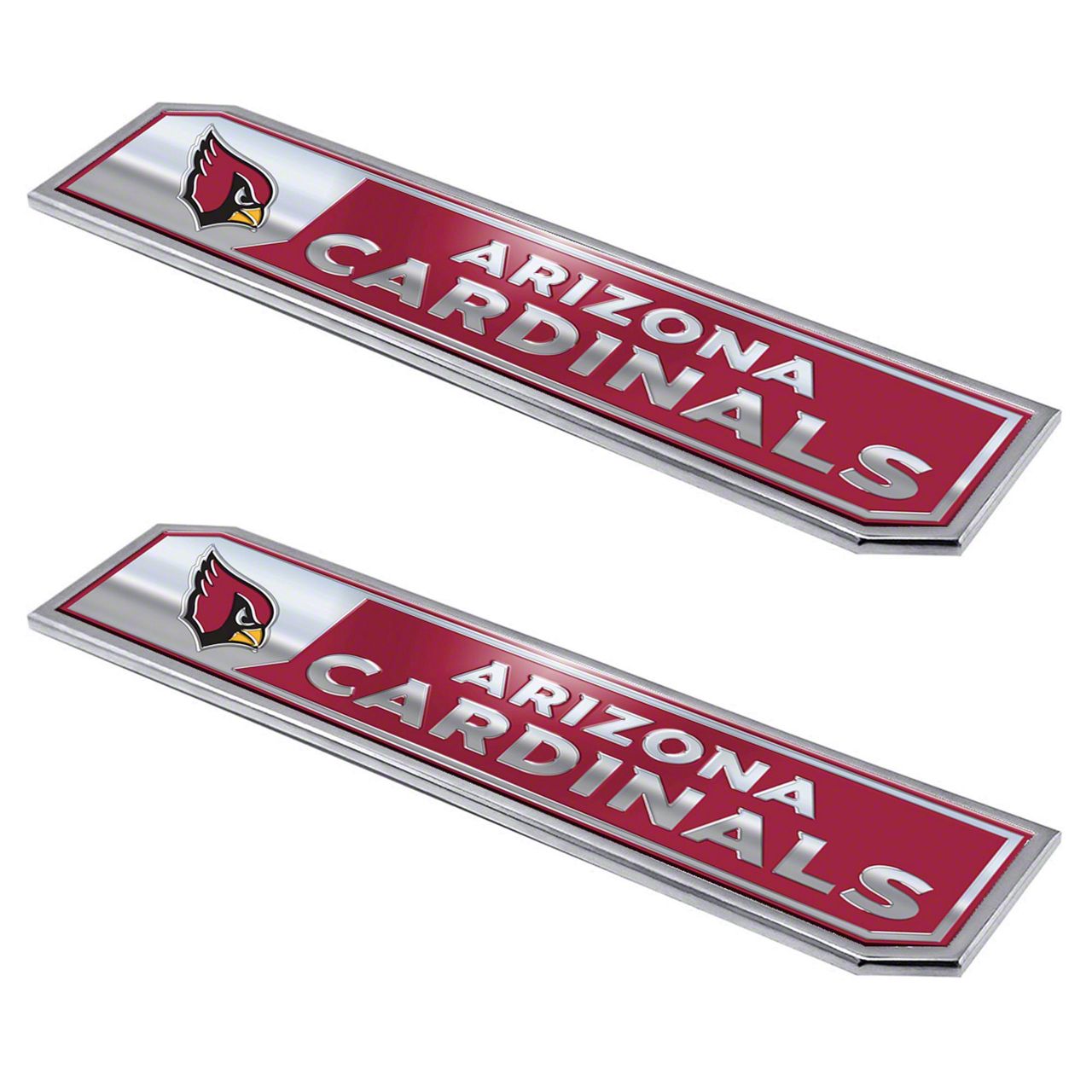 Jeep Wrangler Arizona Cardinals Embossed Emblems; Red (Universal; Some ...