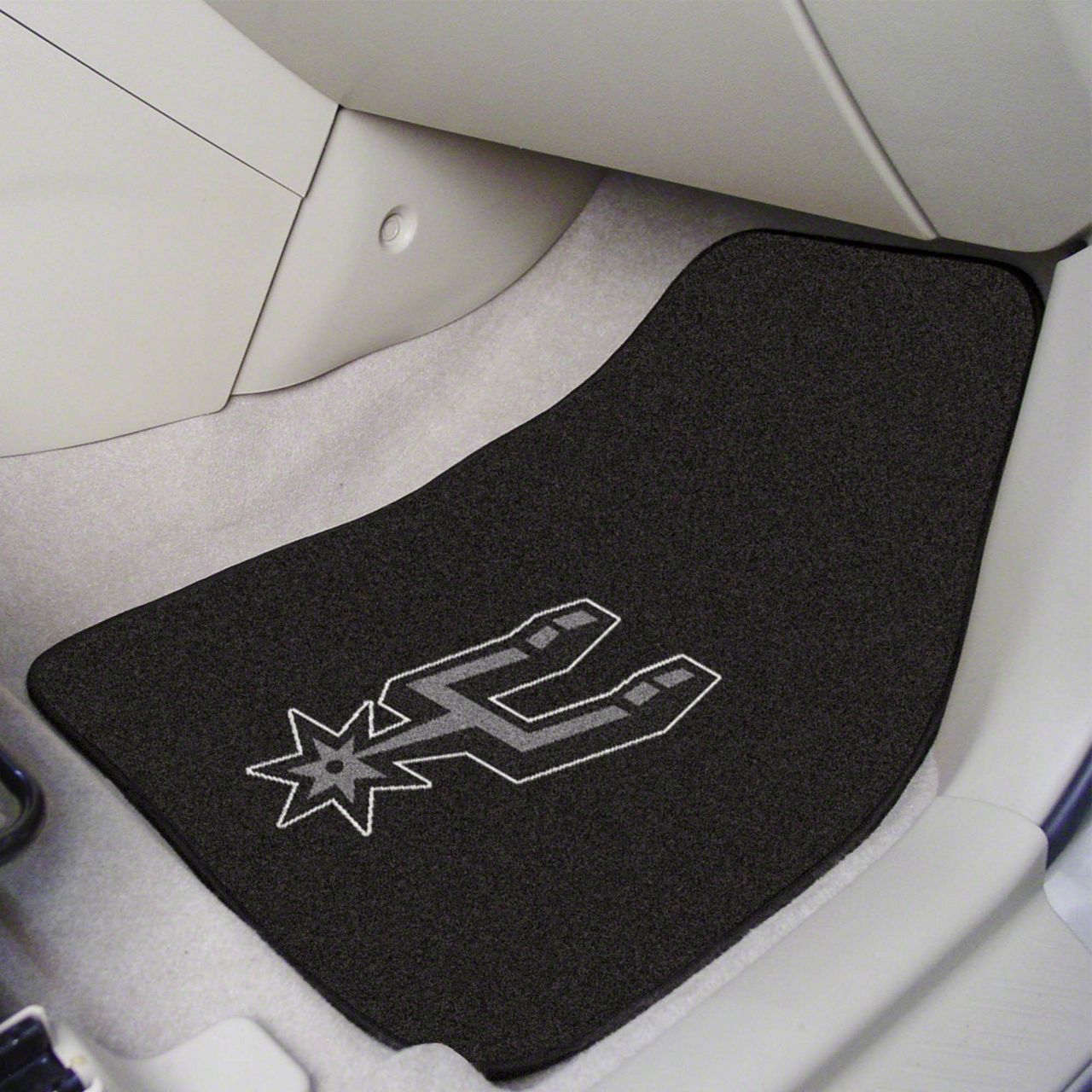 Jeep Wrangler Carpet Front Floor Mats with San Antonio Spurs Logo ...