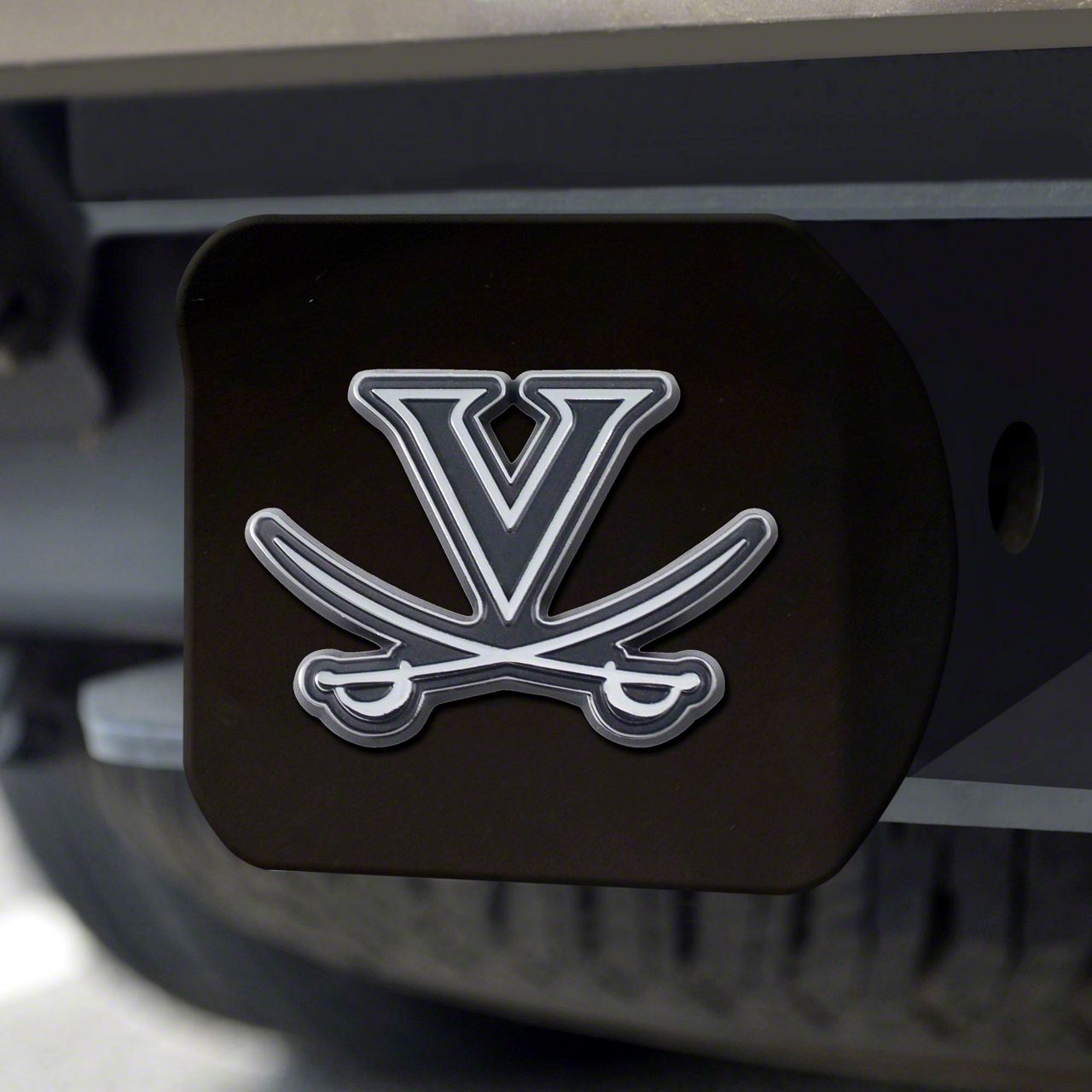 Universal XT Hitch Cover with University of Virginia Logo; Navy ...