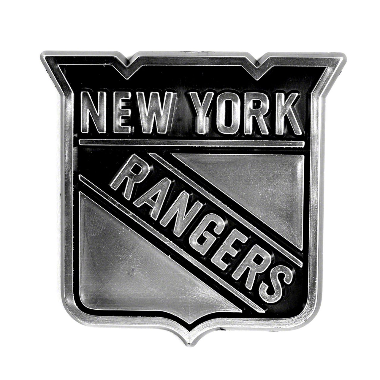 Jeep Wrangler New York Rangers Molded Emblem; Chrome (Universal; Some ...