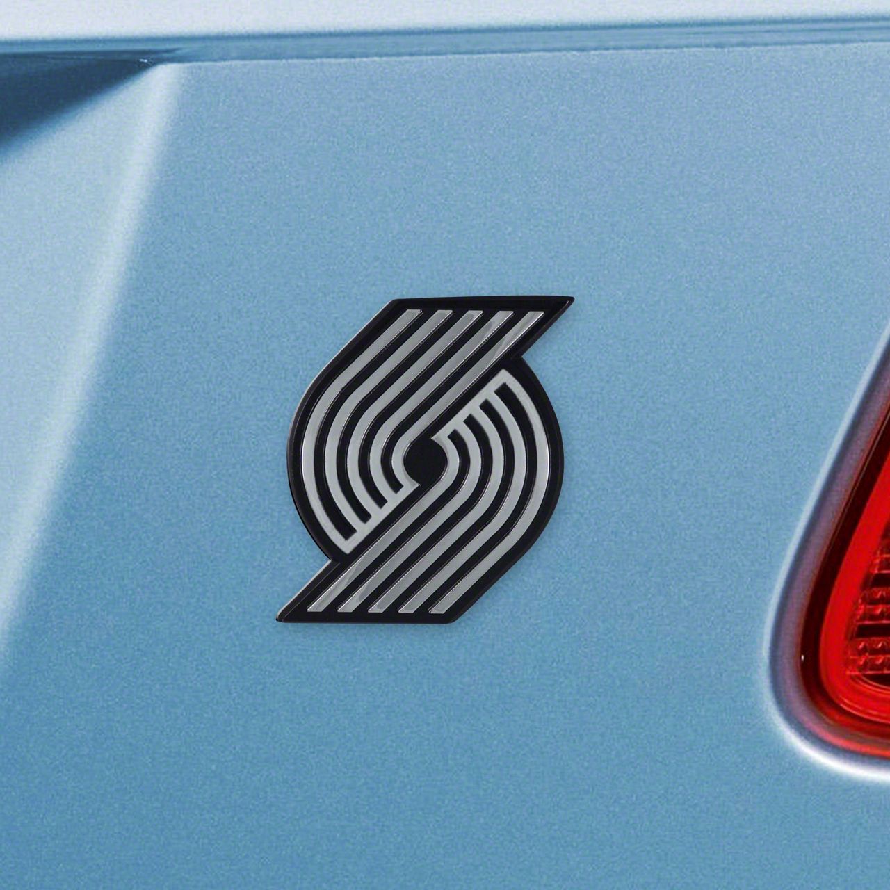 Jeep Wrangler Portland Trail Blazers Emblem; Chrome (Universal; Some ...