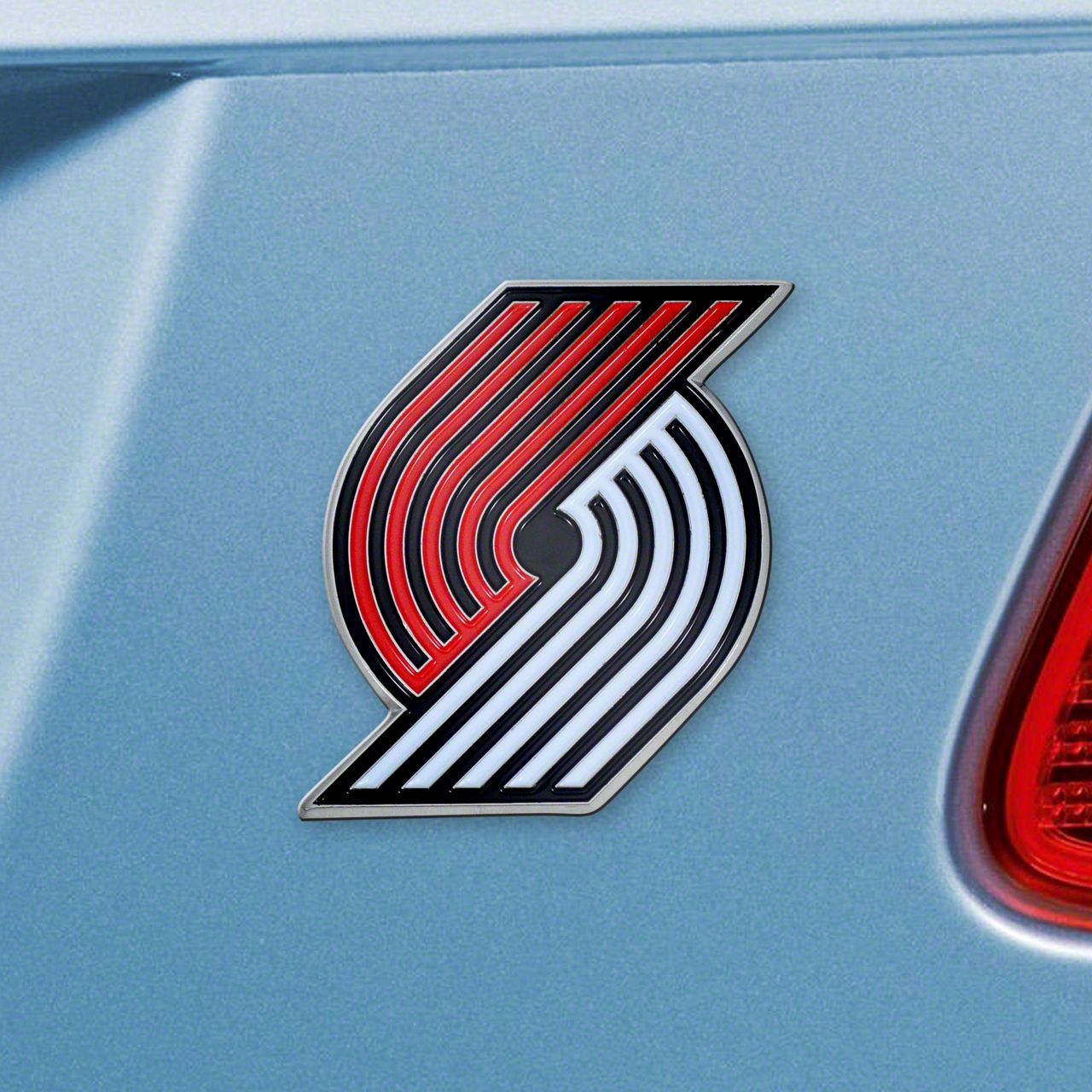 Jeep Wrangler Portland Trail Blazers Emblem; Red (Universal; Some ...