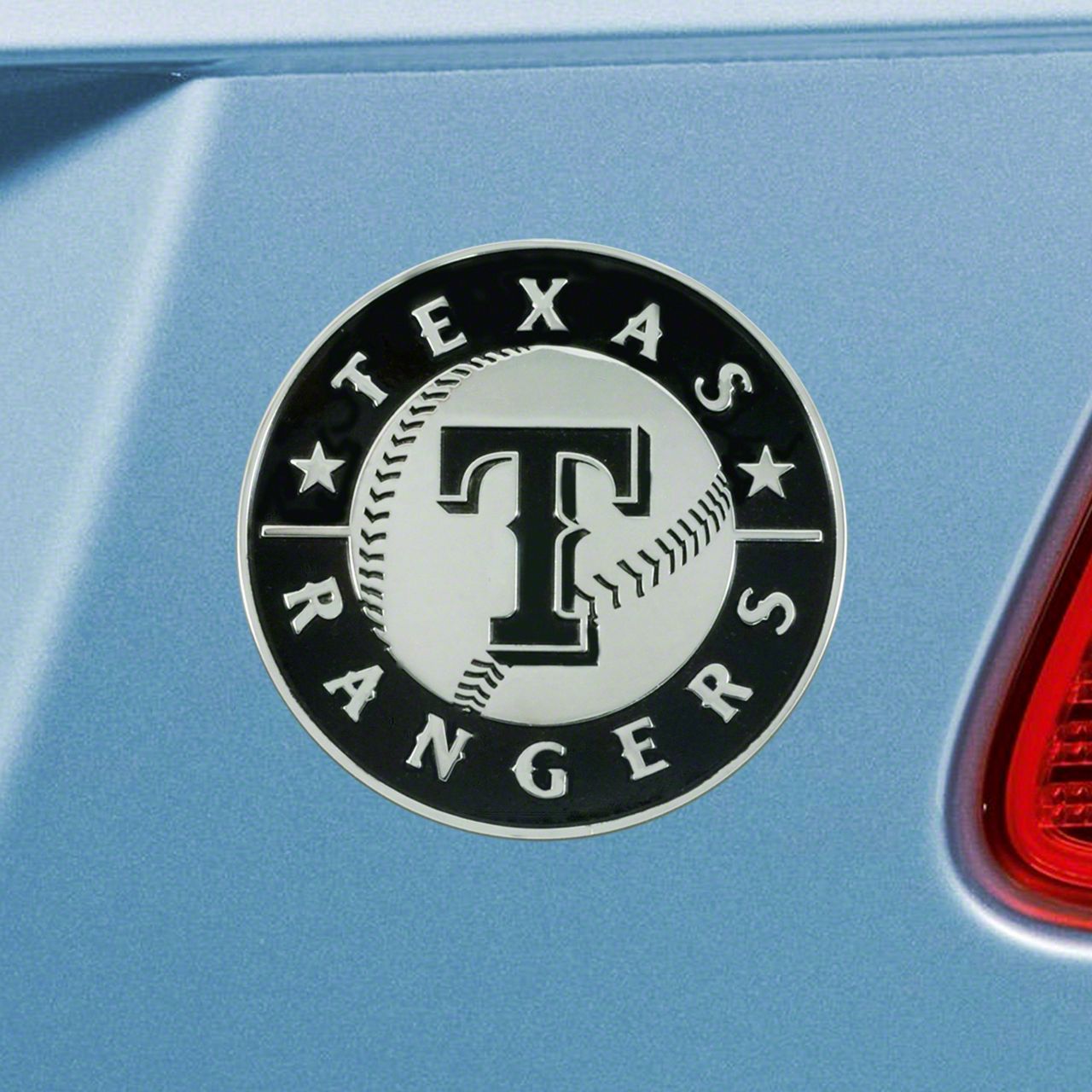 Jeep Wrangler Texas Rangers Emblem; Chrome (Universal; Some Adaptation ...