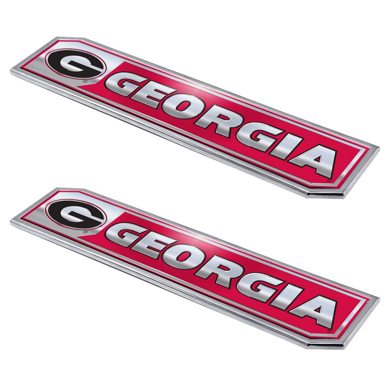 Jeep Wrangler University of Georgia Embossed Emblems; Red (Universal ...