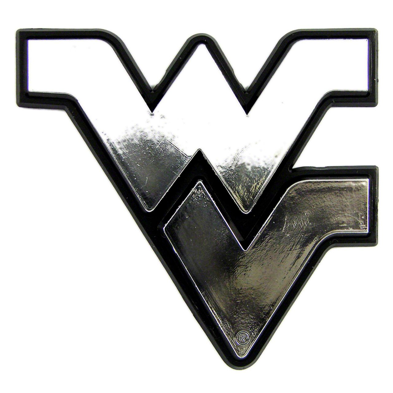 Jeep Wrangler West Virginia University Molded Emblem; Chrome (Universal ...