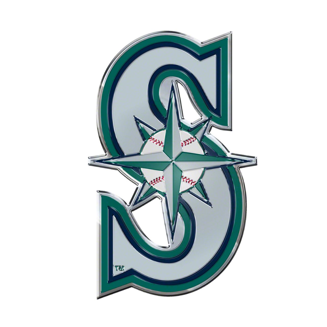 Tacoma Seattle Mariners Embossed Emblem; Teal (Universal; Some ...