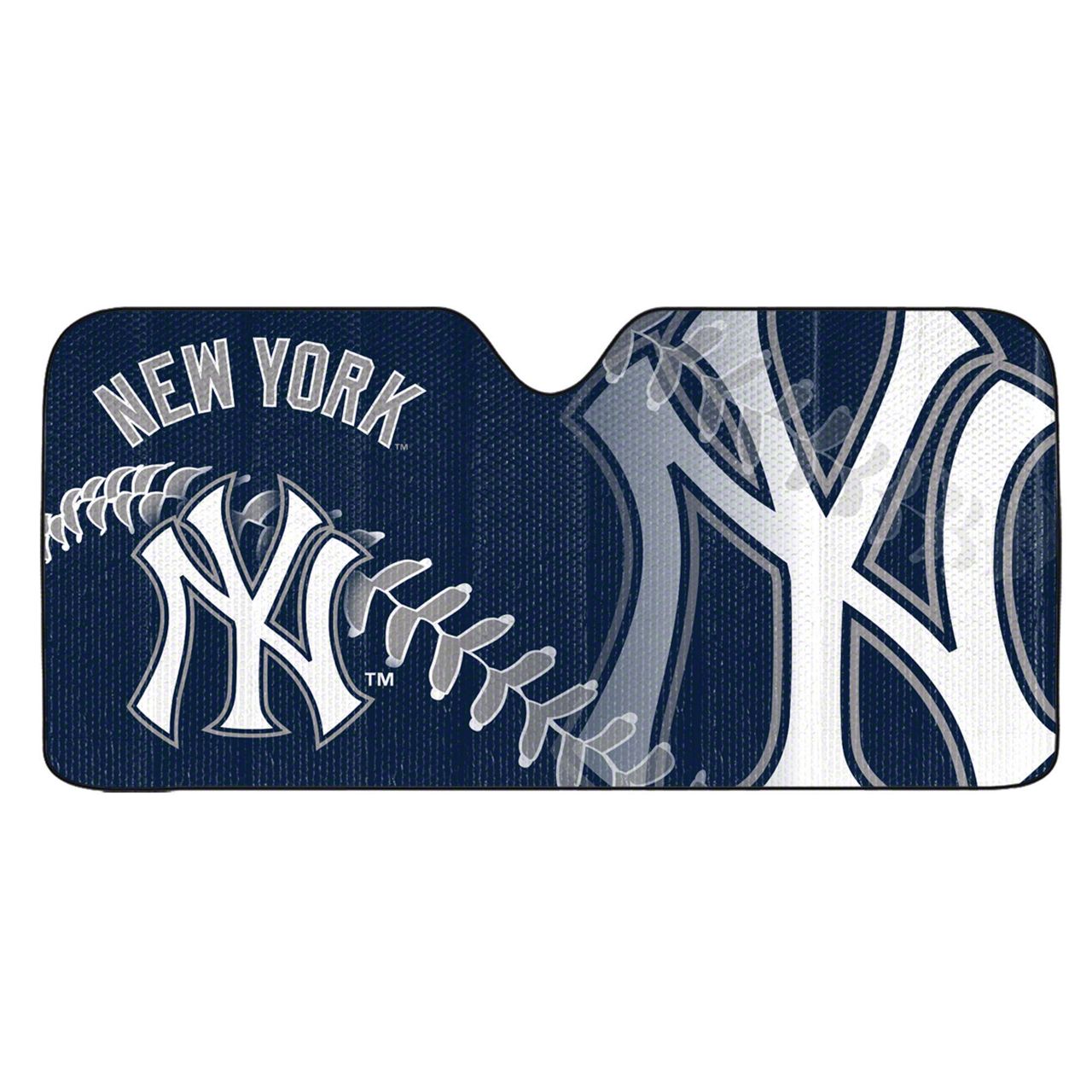 Tacoma Windshield Sun Shade with New York Yankees Logo; Blue (Universal ...