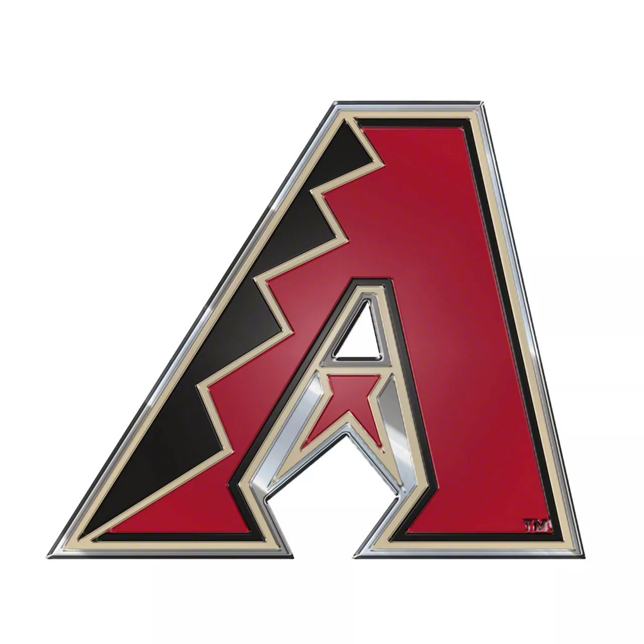 Tundra Arizona Diamondbacks Embossed Emblem; Red (Universal; Some ...
