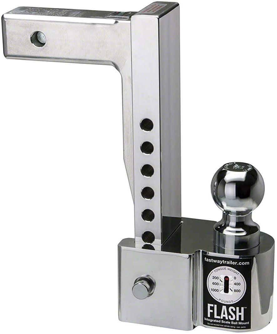 Bronco FLASH ISBM Series 2-Inch Receiver Hitch Adjustable Ball Mount ...