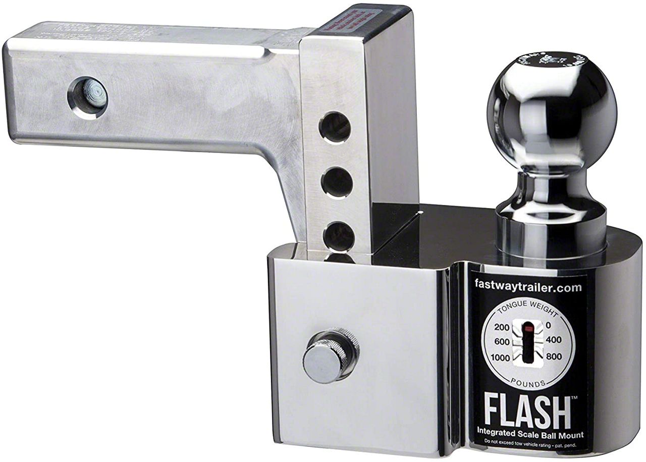 Bronco FLASH ISBM Series 2-Inch Receiver Hitch Adjustable Ball Mount ...