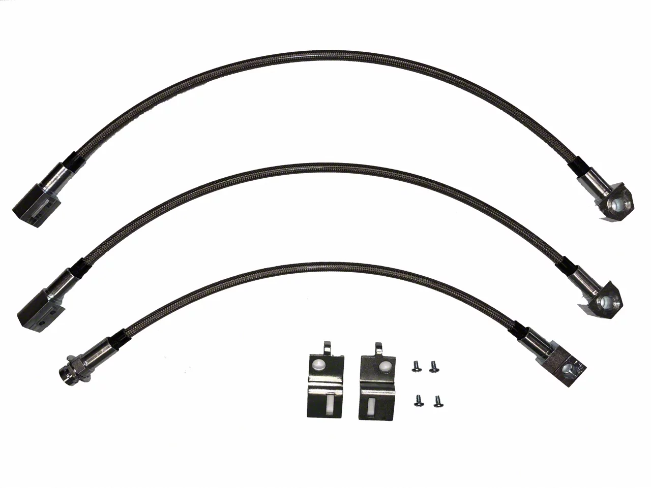 Fine Lines Jeep Cherokee Complete Brake Hose Kit; Stainless HSK0060SS ...