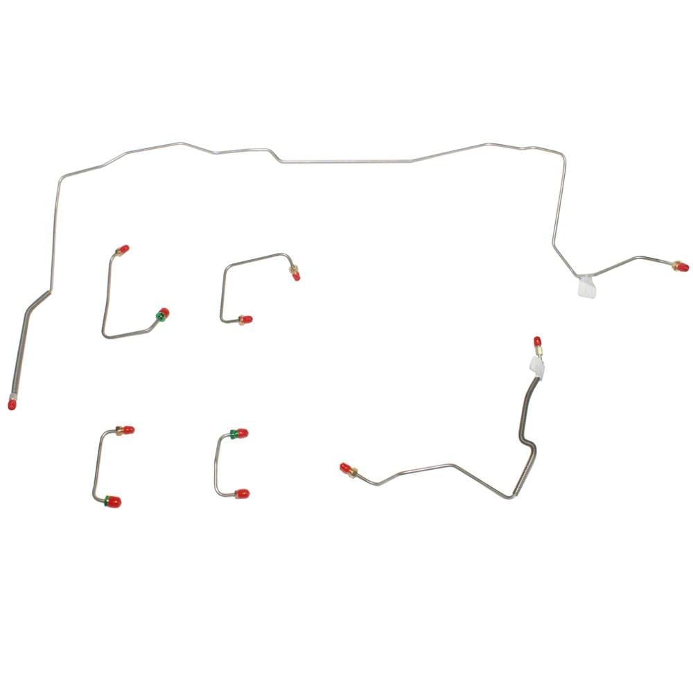 Fine Lines Jeep Grand Cherokee Front Brake Line Kit; Stainless ...