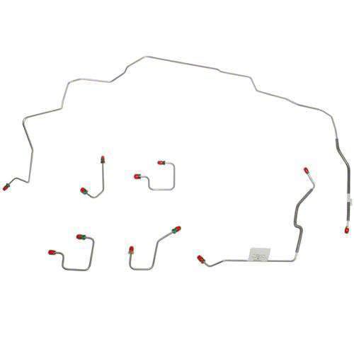Fine Lines Jeep Grand Cherokee Front Brake Line Kit; Stainless ...