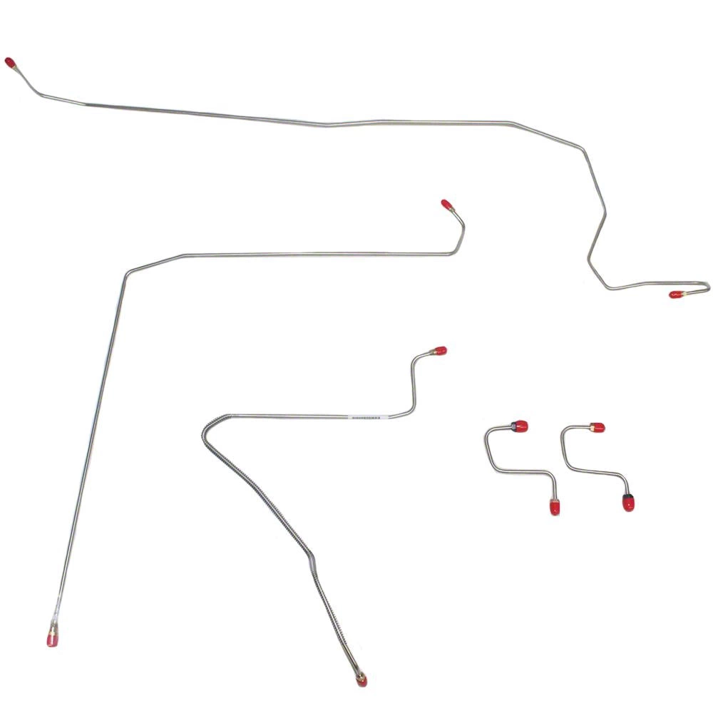 Fine Lines Jeep Wrangler Front Brake Line Kit; Stainless WKT9351SS (93 ...