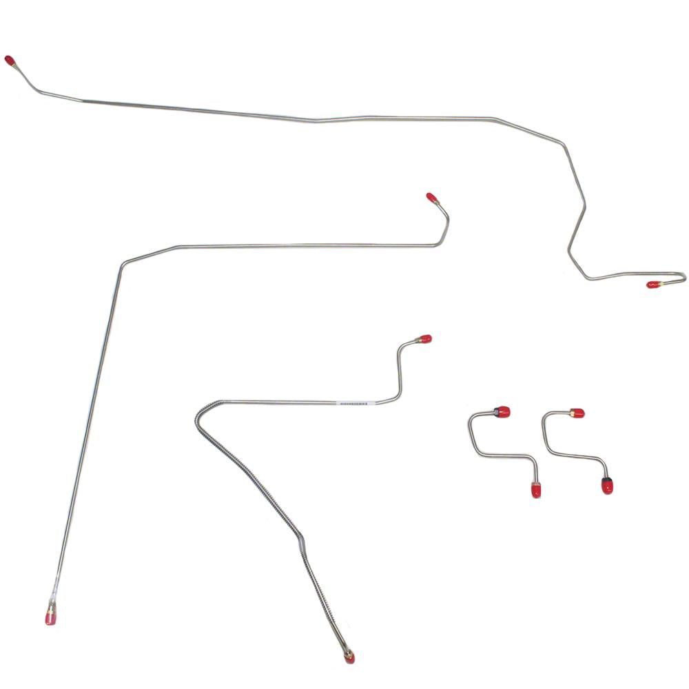 Fine Lines Jeep Wrangler Front Brake Line Kit; Steel WKT9351OM (93-95 ...
