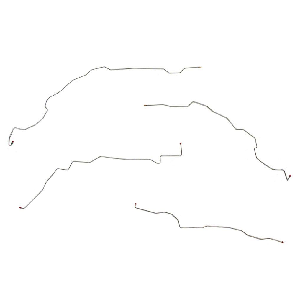 Fine Lines Jeep Wrangler Intermediate Brake Line Kit; Stainless ...