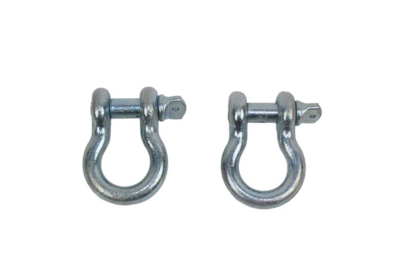 Toyota 4-Runner 3/4-Inch D-Ring Shackles; Zinc - Free Shipping