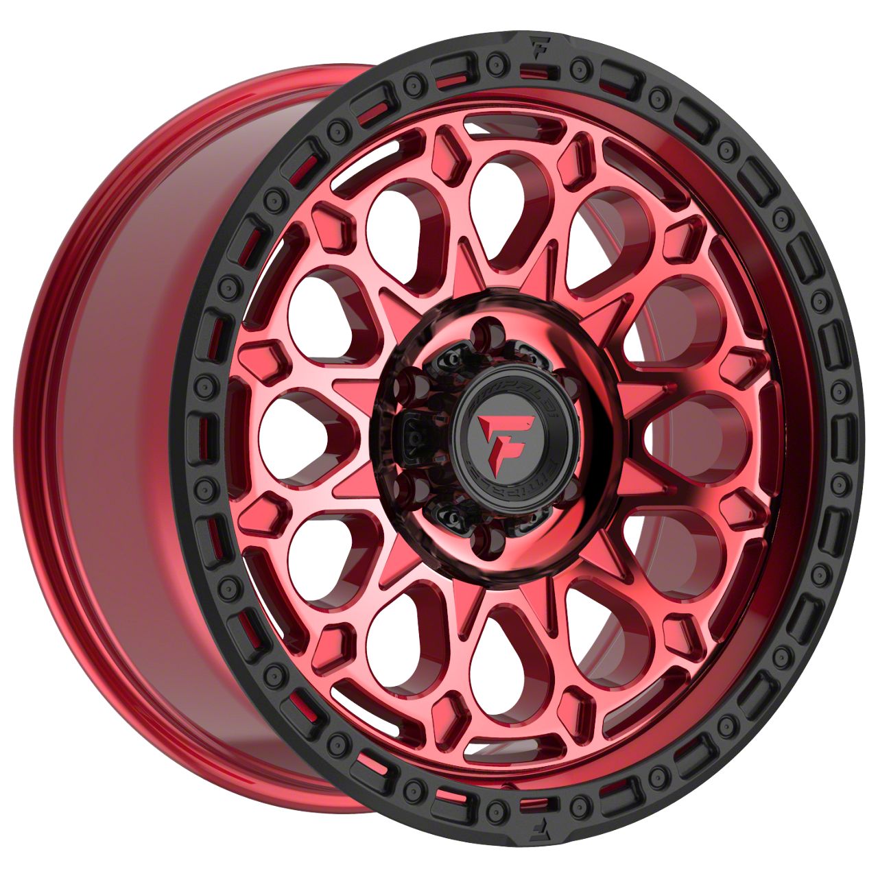 Fittipaldi Offroad Bronco FT101 Gloss Red with Machined Face, Red Tint ...