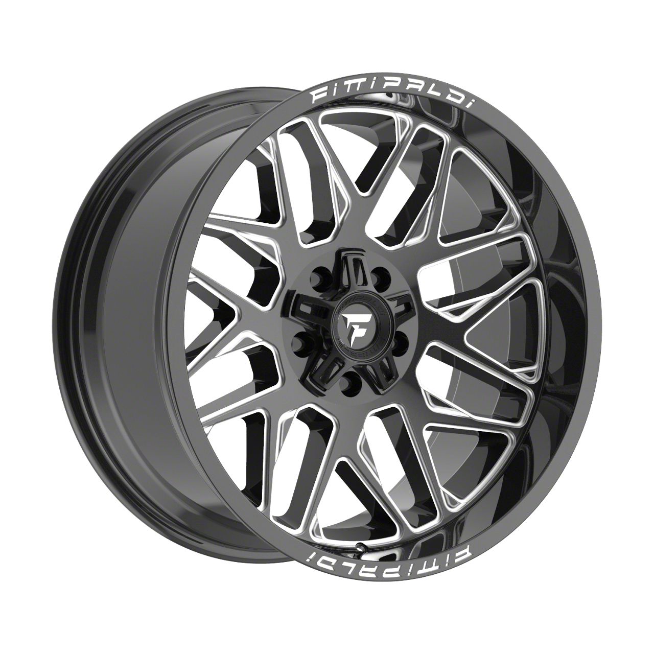 Fittipaldi Offroad Jeep Grand Cherokee FA19 Gloss Black Milled Wheel ...